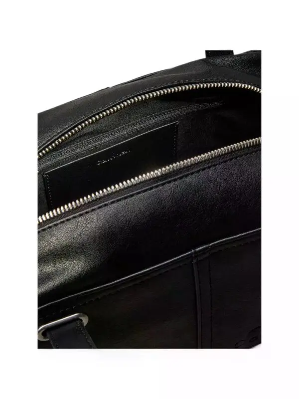 Calvin Klein Logo-embossed Panelled Shoulder Bag