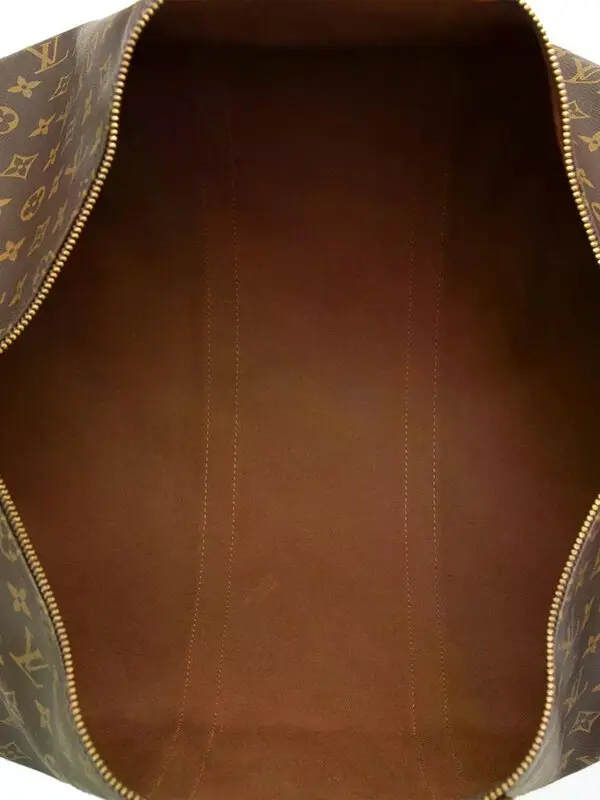 LOUIS VUITTON Monogram Keepall Bandouliere 55 Travel Bag