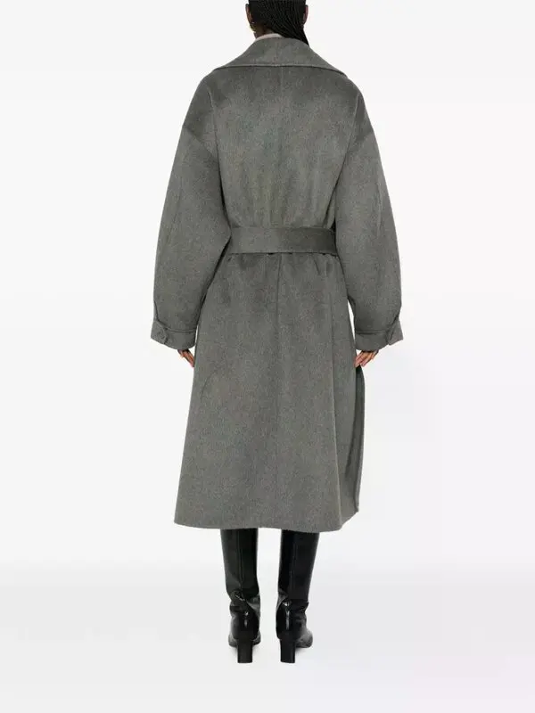 THE FRANKIE SHOP Double-breasted Belted Coat