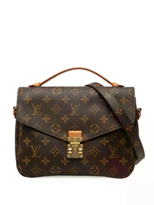 LOUIS VUITTON 2017 Monogram Pochette Metis Satchel