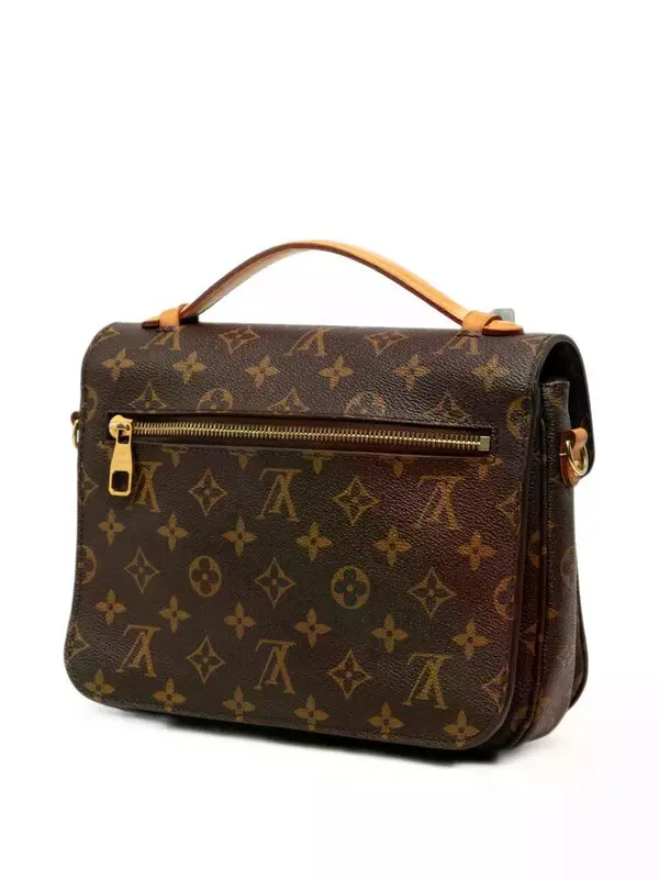 LOUIS VUITTON 2017 Monogram Pochette Metis Satchel