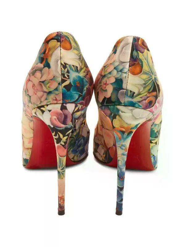 CHRISTIAN LOUBOUTIN Pigalle Follies Floral Print Pumps