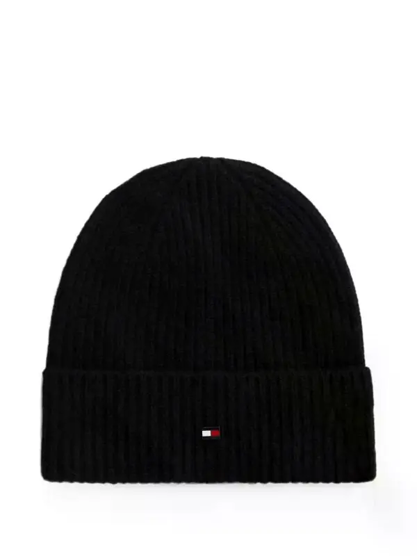 Tommy Hilfiger Ribbed-knit Beanie Hat