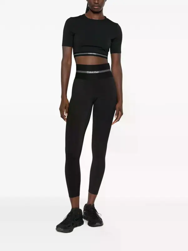Calvin Klein Logo-waistband Leggings