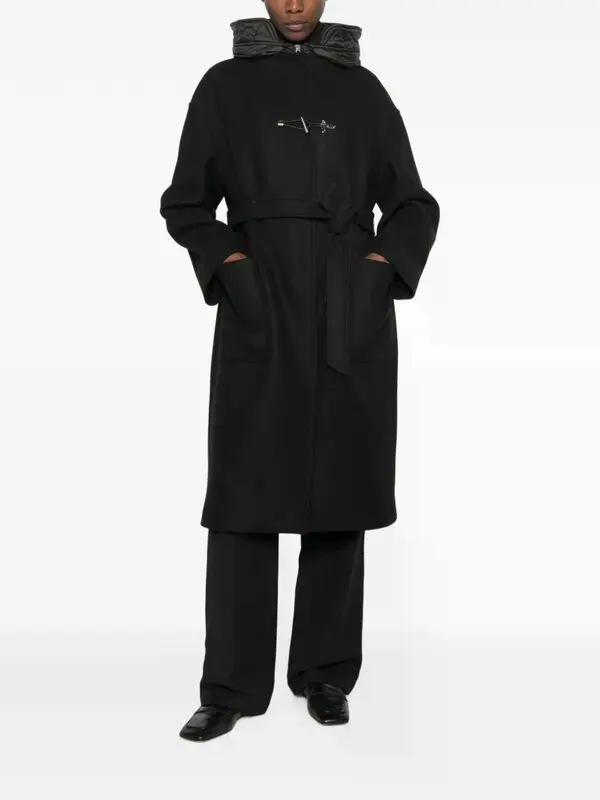 FAY Belted Toggle-fastening Coat