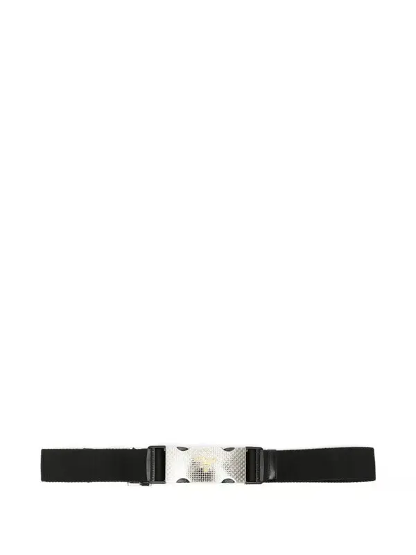 Prada 1990s Logo-plaque Belt