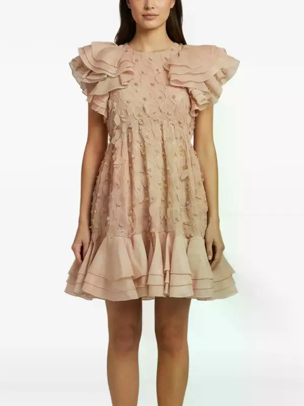 Zimmermann Dancer Frilled Mini Dress