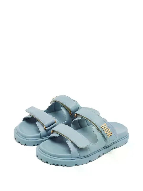 Dior Dioract Touch-strap Sandals - Blue