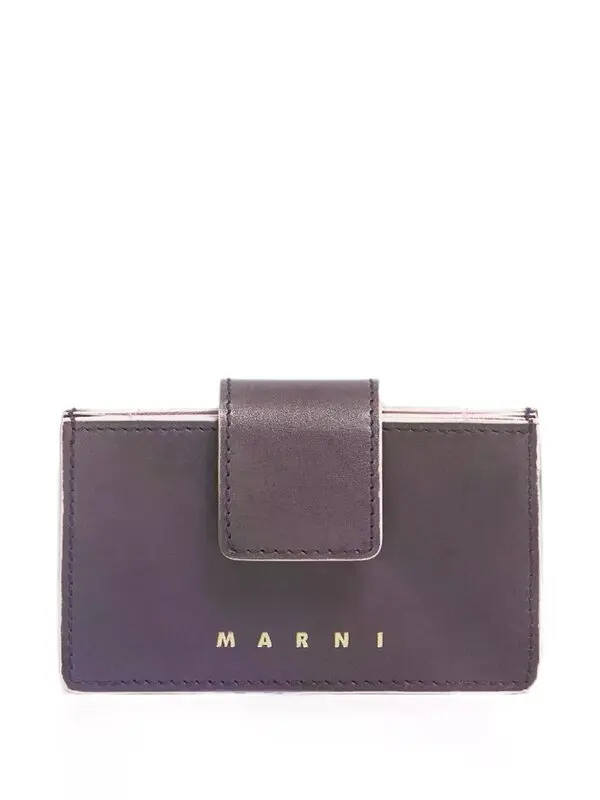 Marni Logo-print Gusseted Cardholder