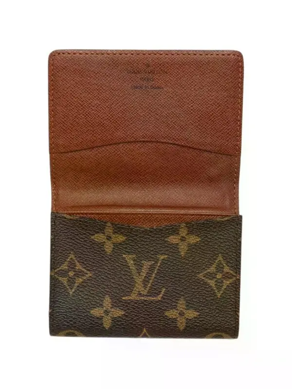 LOUIS VUITTON 2003 Monogram Envelope Business Card Holder
