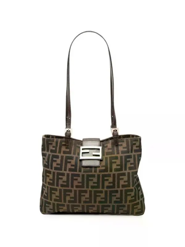 Fendi 20th Century Zucca Canvas Shoulder Bag