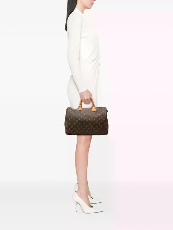 LOUIS VUITTON 1995 Monogram Speedy 35 Boston Bag