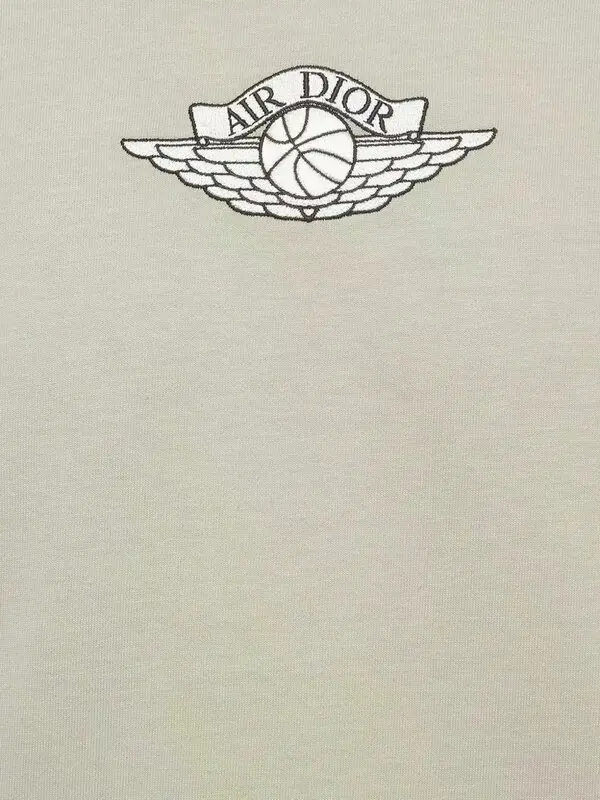 Dior X Air Jordan Embroidered T-shirt