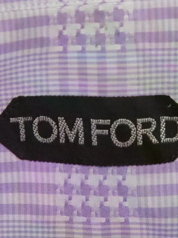 TOM FORD Plaid Long-sleeve Shirt