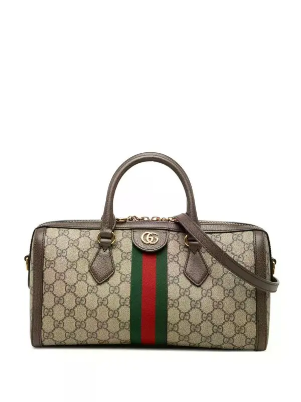 Gucci Ophidia Gg Supreme Satchel - Neutrals