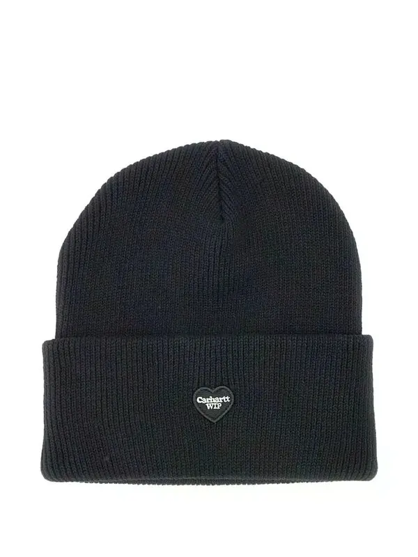 Carhartt Work In Progress Small Heart Beanie - Black