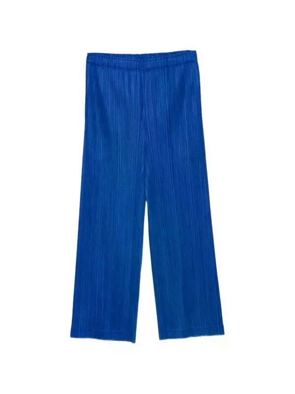 Issey Miyake Cropped Pleated Trousers