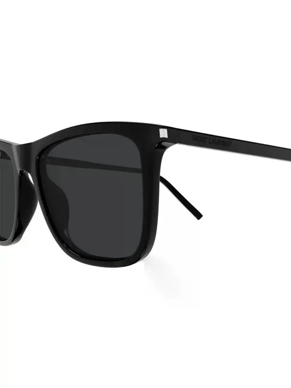 Saint Laurent Square Frame Sunglasses - Black