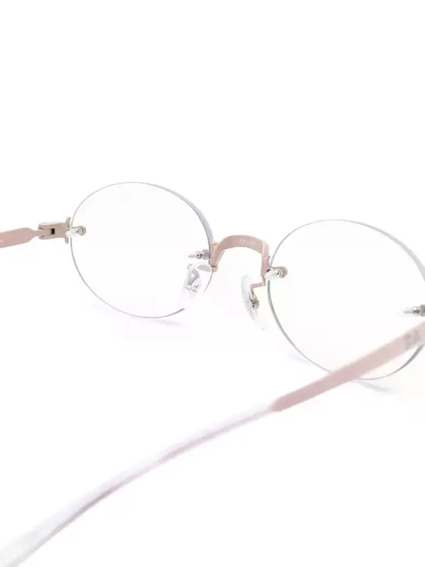 Ray-ban X A$ap Rocky Rimless Round Frame Eyeglasses - Neutrals