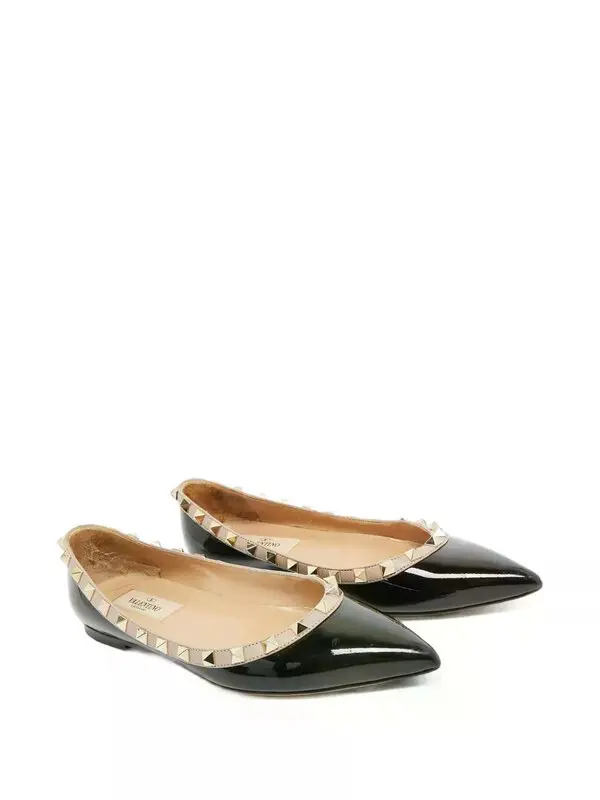 Valentino Garavani Rockstud Ballet Flats - Black