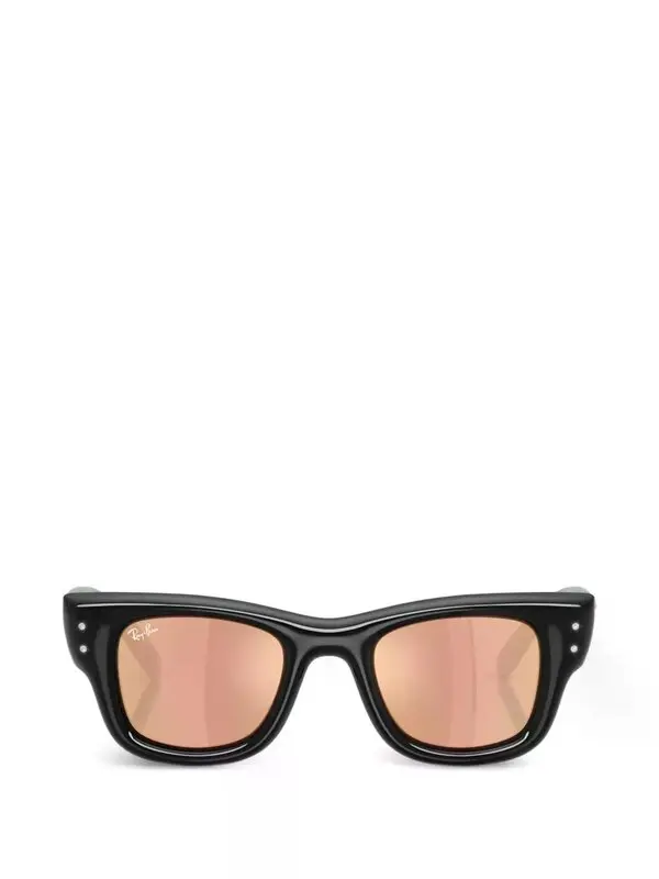 Ray-ban Wayfarer Puffer Crystal Edition Sunglasses - Black