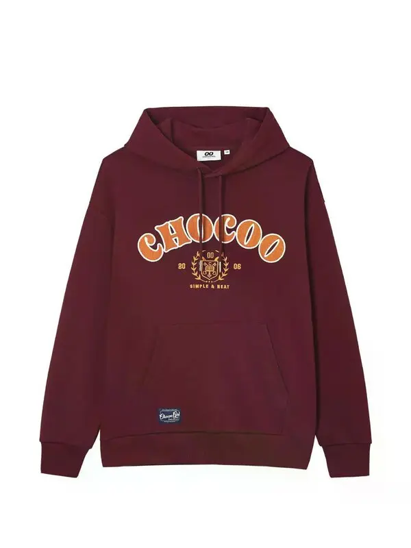 CHOCOOLATE Logo Embroidered Drawstring Hoodie