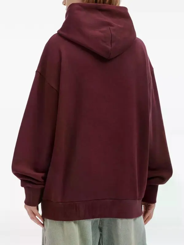 CHOCOOLATE Logo Embroidered Drawstring Hoodie