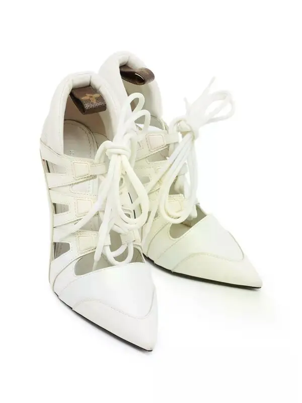 LOUIS VUITTON Streamline Lace-up Pumps