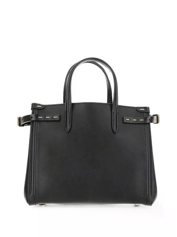 Valentino Garavani Vlogo Buckle Detail Tote Bag - Black