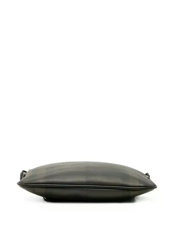 Burberry Smoke Check Coated Canvas Beckley Crossbody Bag