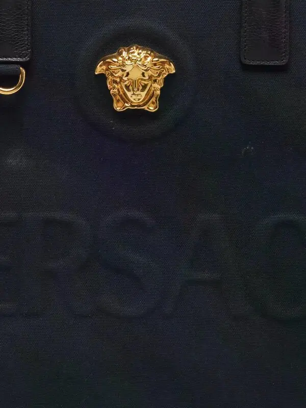 Versace La Medusa Embossed Tote Bag