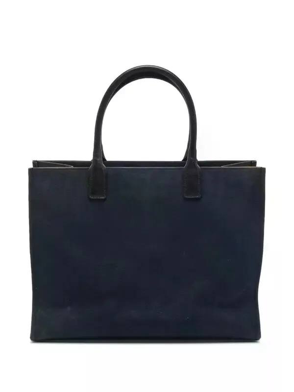 Versace La Medusa Embossed Tote Bag - Black
