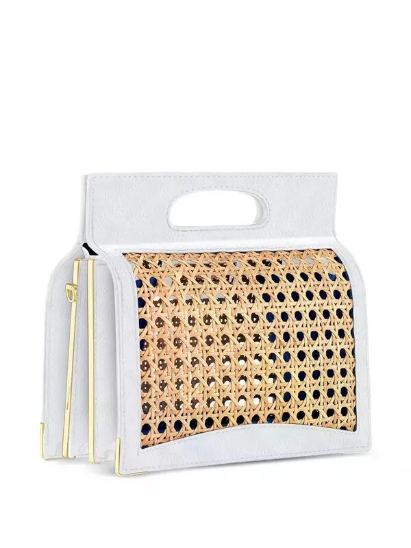Tyler Ellis Stella Wicker Tote Bag