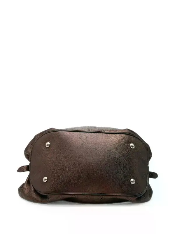 LOUIS VUITTON 2008 Monogram Mahina Xl Hobo Bag - Brown