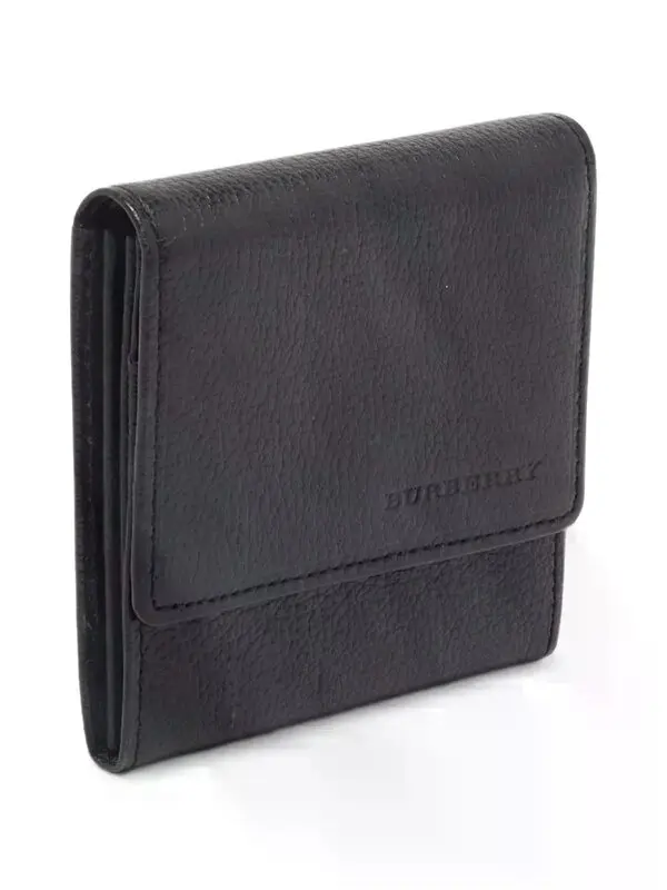 Burberry Logo-debossed Leather Coin Purse
