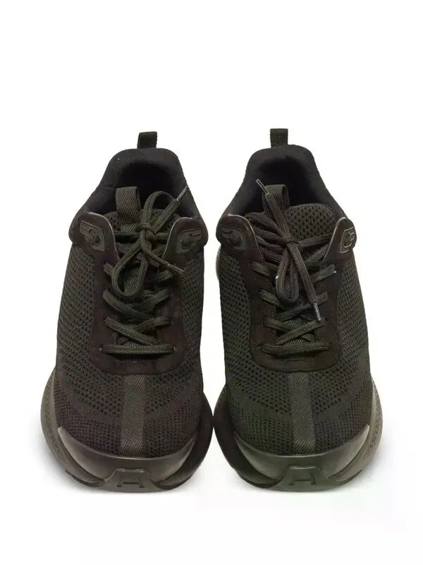 Hermès Paneled Lace-up Sneakers