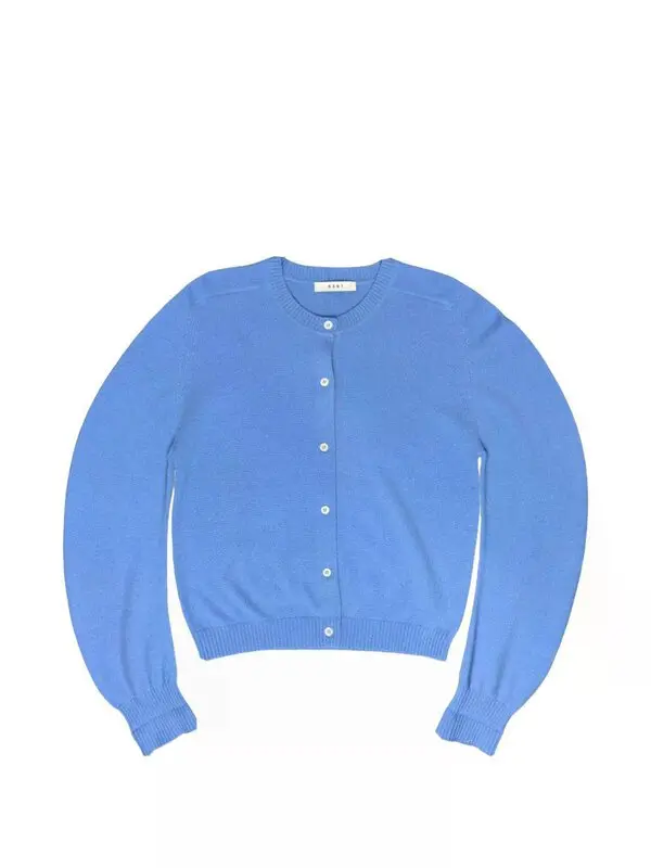 6397 Crew Neck Button-up Cardigan