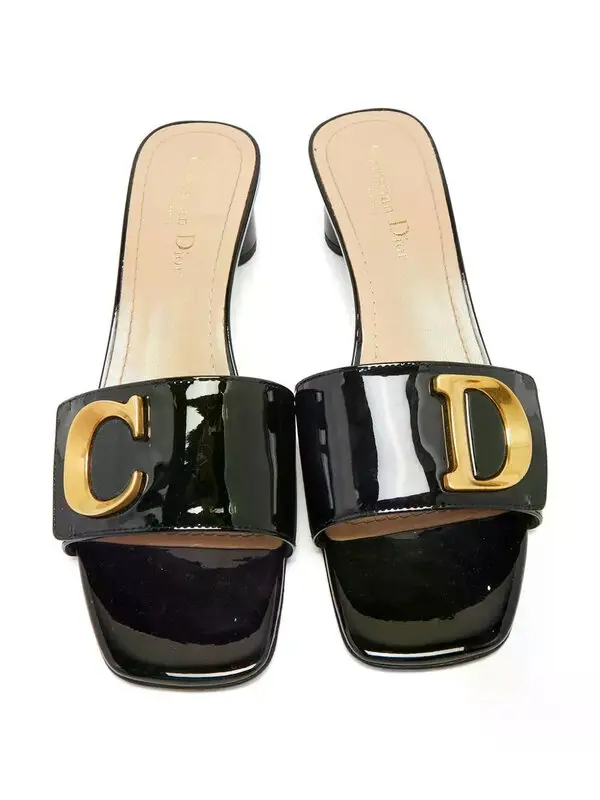 Dior C'est Slide Sandals - Black