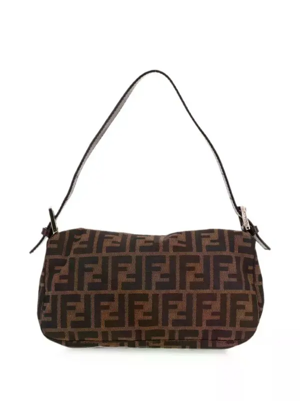 Fendi 1990s Baguette Monogram Shoulder Bag