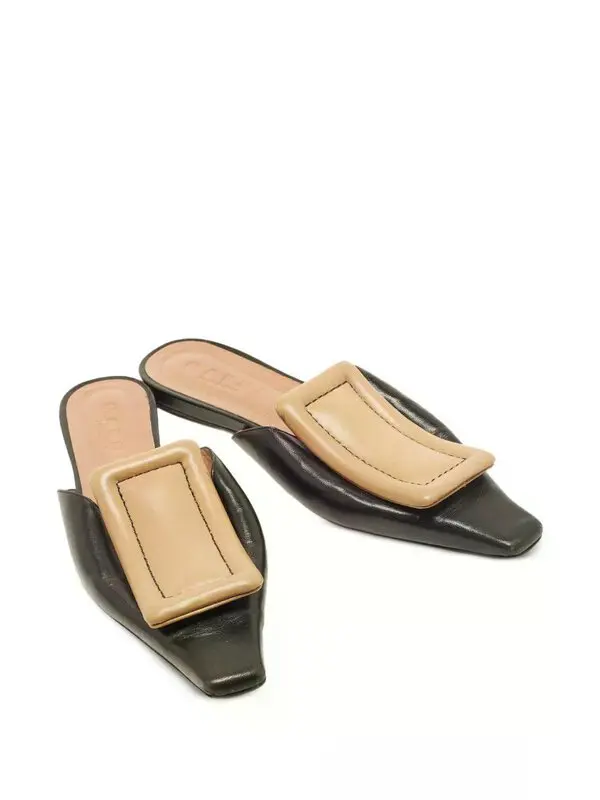 Marni Padded Buckle Detail Mules
