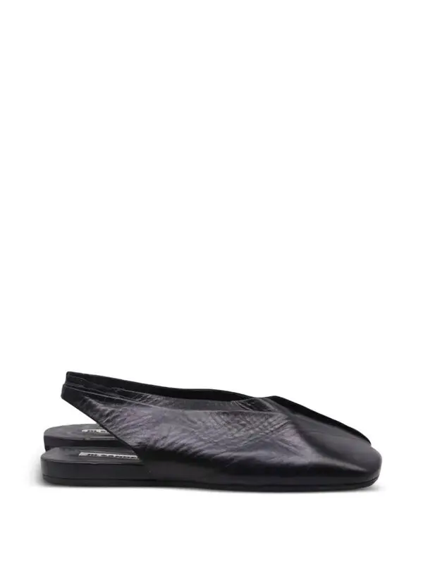 JIL SANDER Square-toe Slingback Ballet Flats