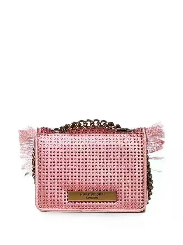 Kurt Geiger Embellished Fringed Shoulder Bag