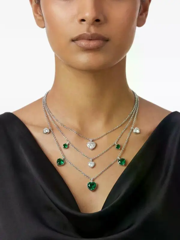 ANABELA CHAN Emerald Heart Necklace
