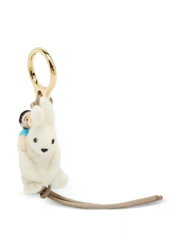 Loewe Rabbit Bag Charm - White