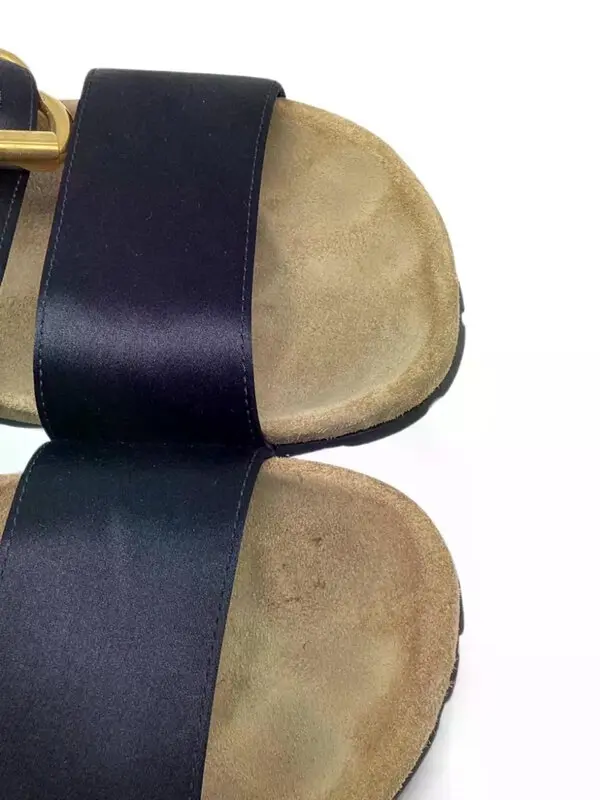 Prada Double Strap Slide Sandals - Blue