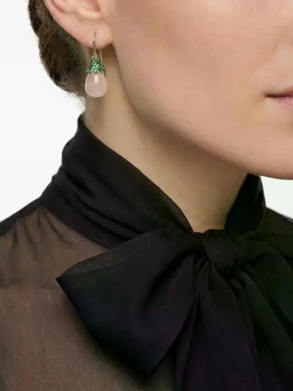 ANABELA CHAN Rose Droplet Earrings