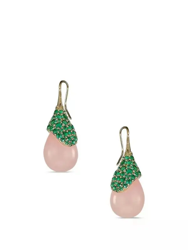 ANABELA CHAN Rose Droplet Earrings