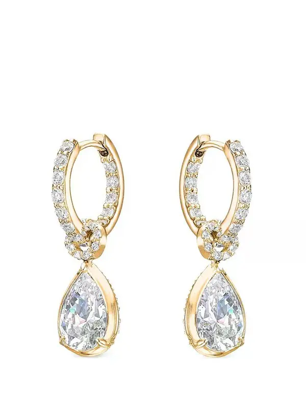 ANABELA CHAN Diamond Pendant Hoop Earrings