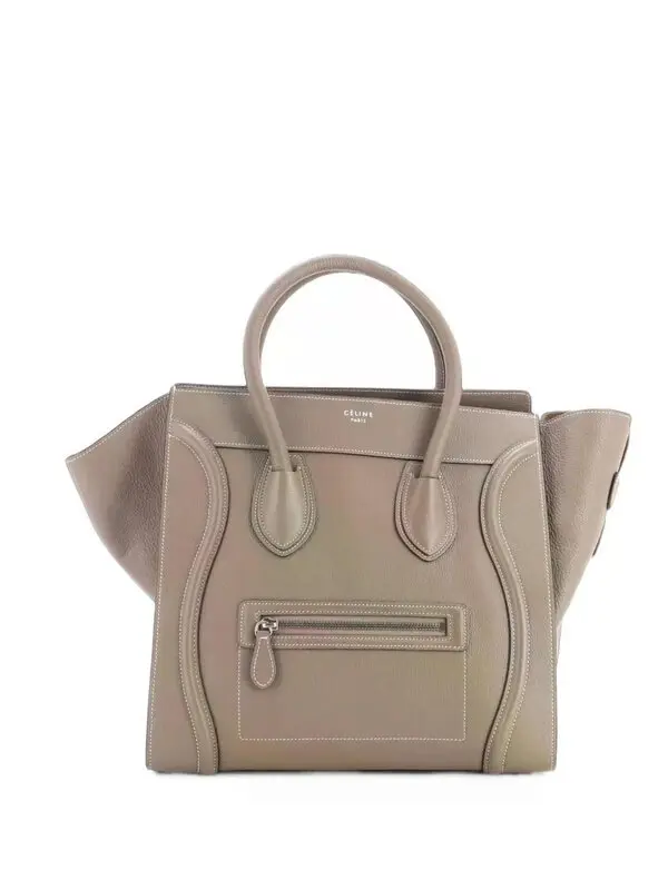 Celine Luggage Bag Grainy Leather Mini Tote Bag