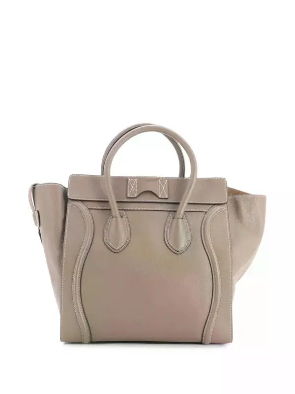 Celine Luggage Bag Grainy Leather Mini Tote Bag